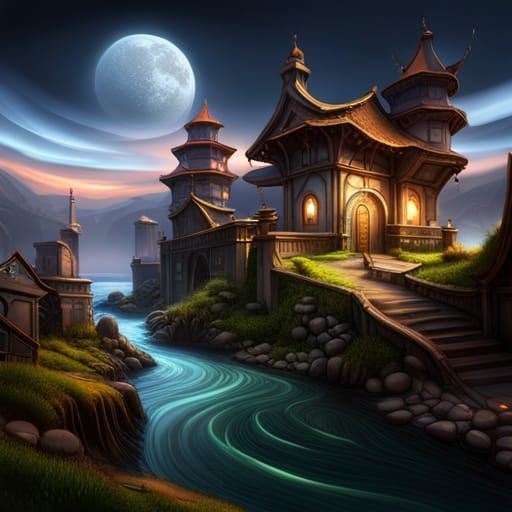 snails ; detailed matte painting, deep color, fantastical, intricate ...