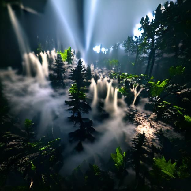 Dark forest 2 - AI Generated Artwork - NightCafe Creator