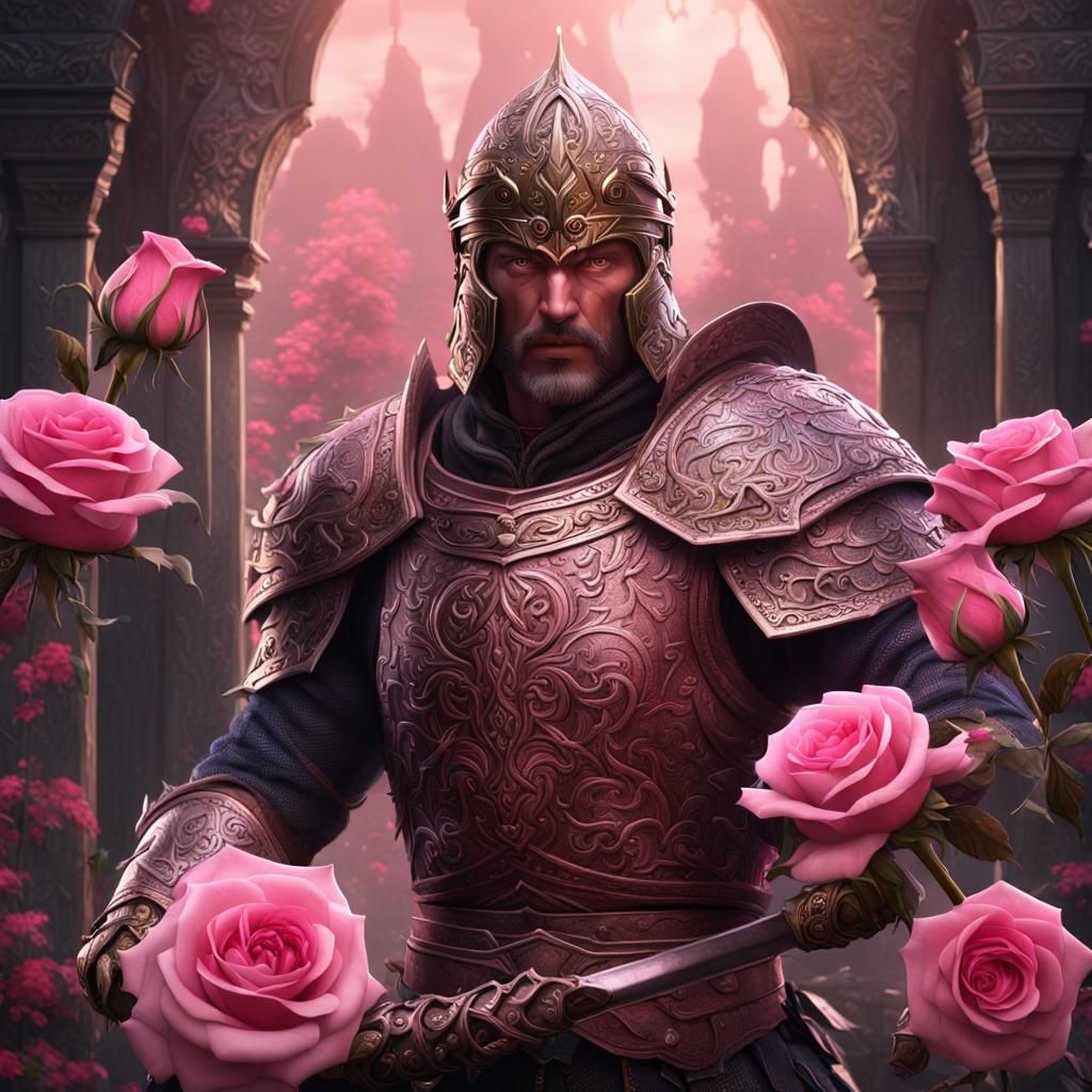 The rose warrior - AI Generated Artwork - NightCafe Creator