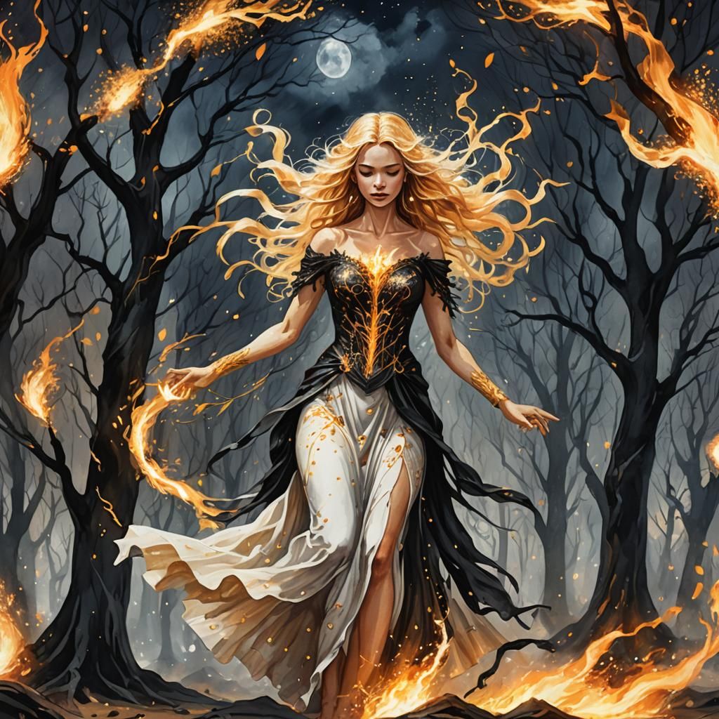 Pyrokinesis - AI Generated Artwork - NightCafe Creator