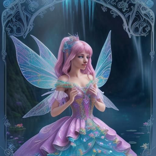 Amazingly Stunningly Beautiful colorful fancy fantasy fairy with ...