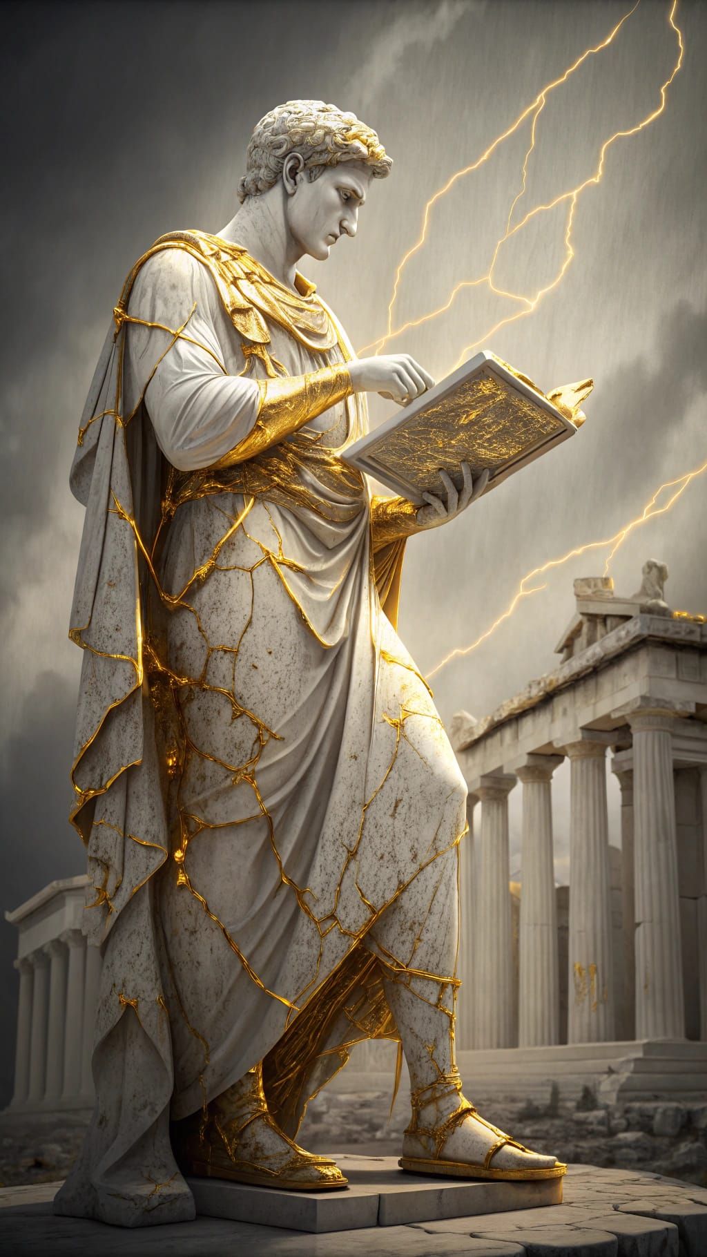 "Ars longa, vita brevis" - Ancient Roman Augur in Power Pose...