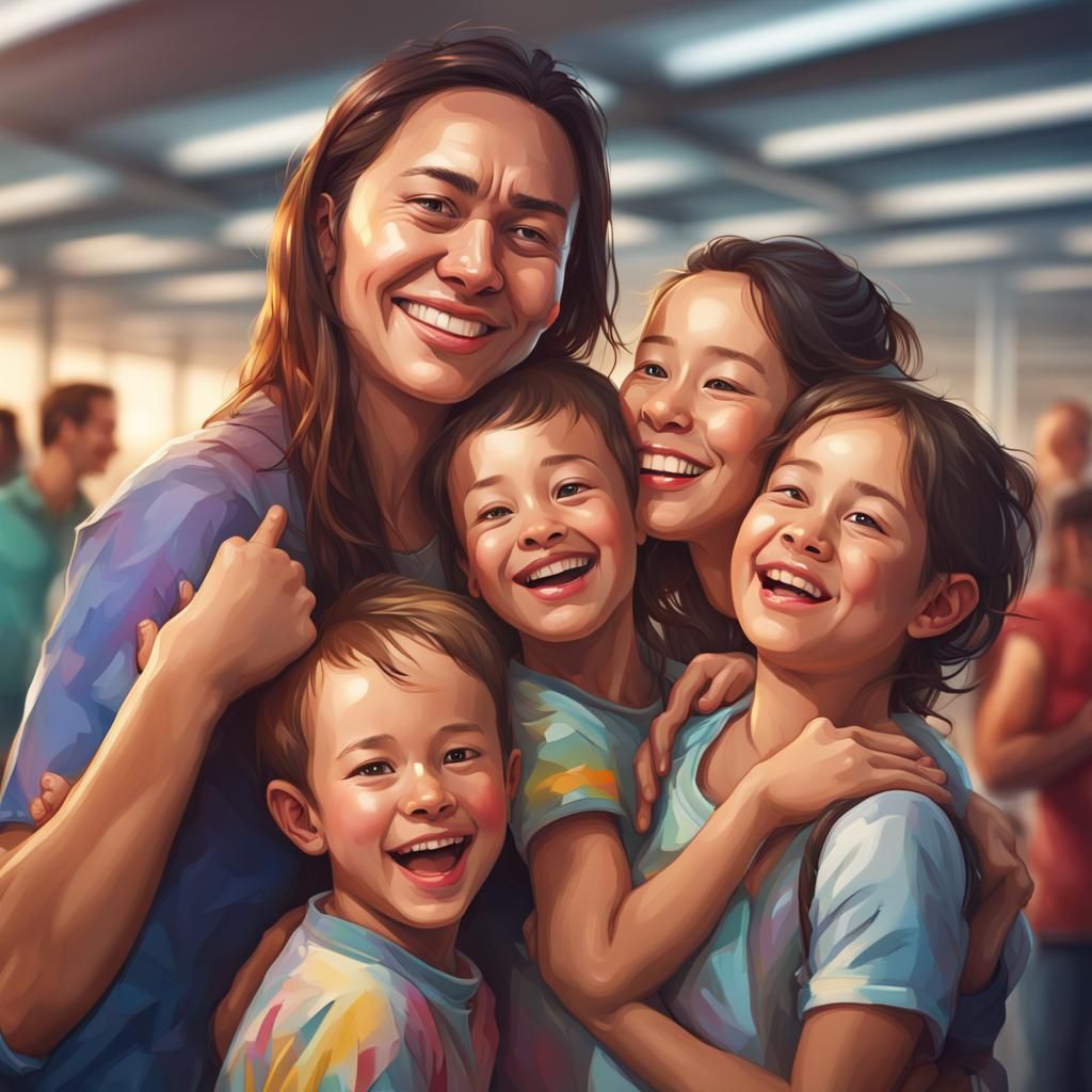 Family - AI Generated Artwork - NightCafe Creator