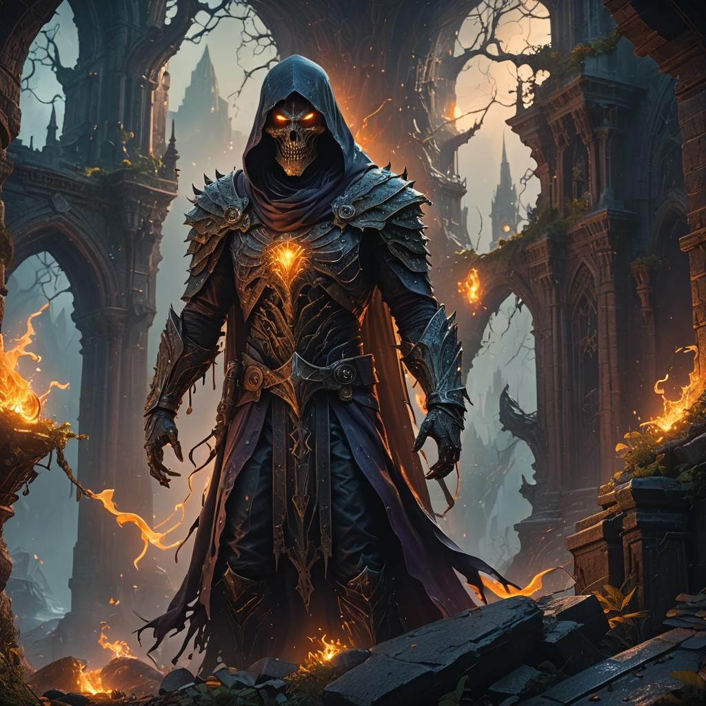 The glowing specter - AI Generated Artwork - NightCafe Creator