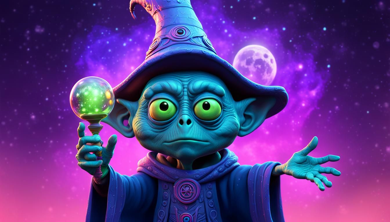 Alien wizard from space! cosmic horror, eldritch gods - AI Generated ...