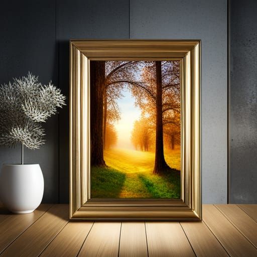 "An exclusive picture frame, - AI Generated Artwork - NightCafe Creator