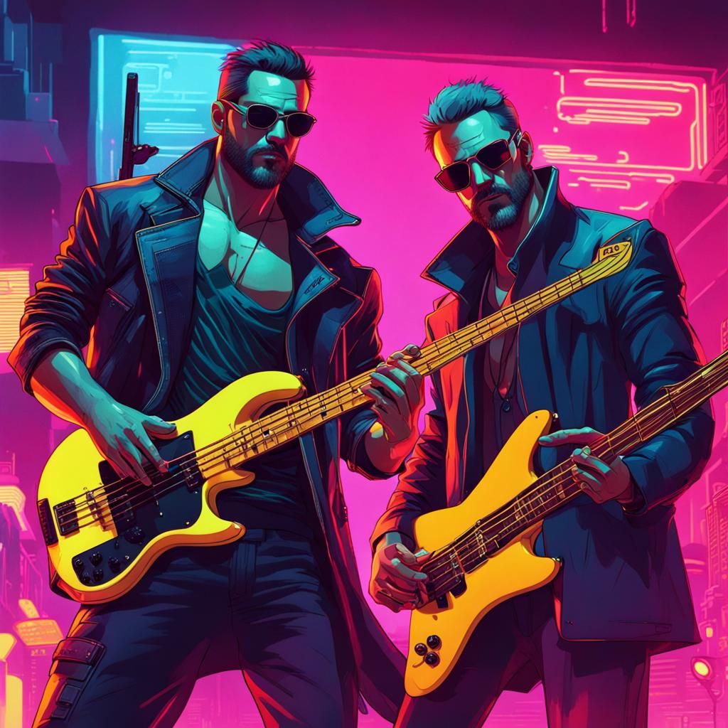 Telula - Thomas Jensen and Lucas Aney at the Funklub. - AI Generated ...