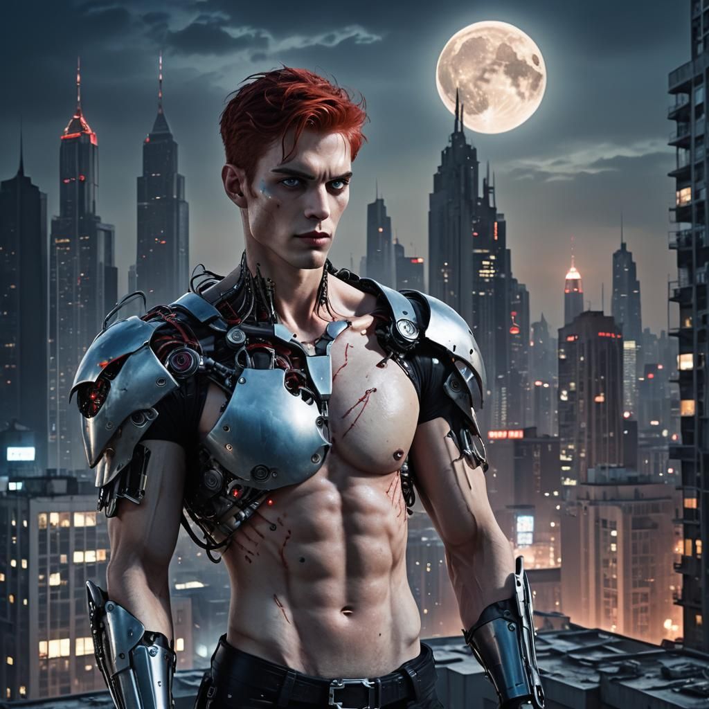 Techno-virus Vampire hybrid - AI Generated Artwork - NightCafe Creator