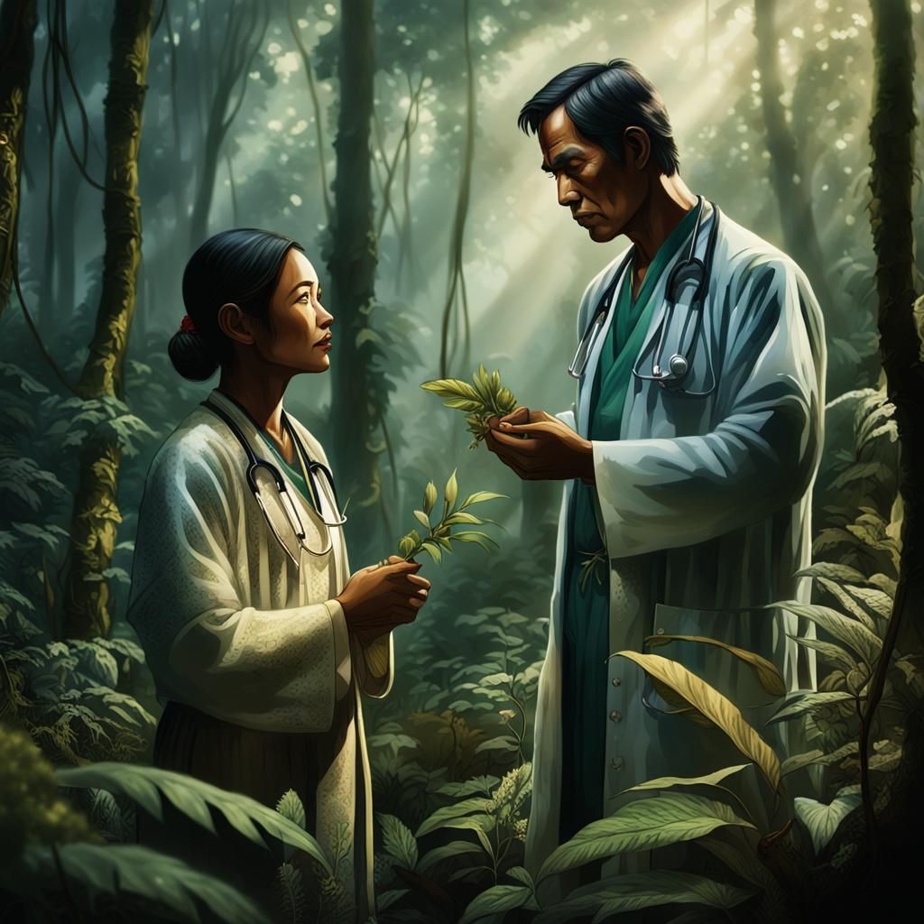 Traditional Filipino Healers Meet Modern Medicine ... - AI Art