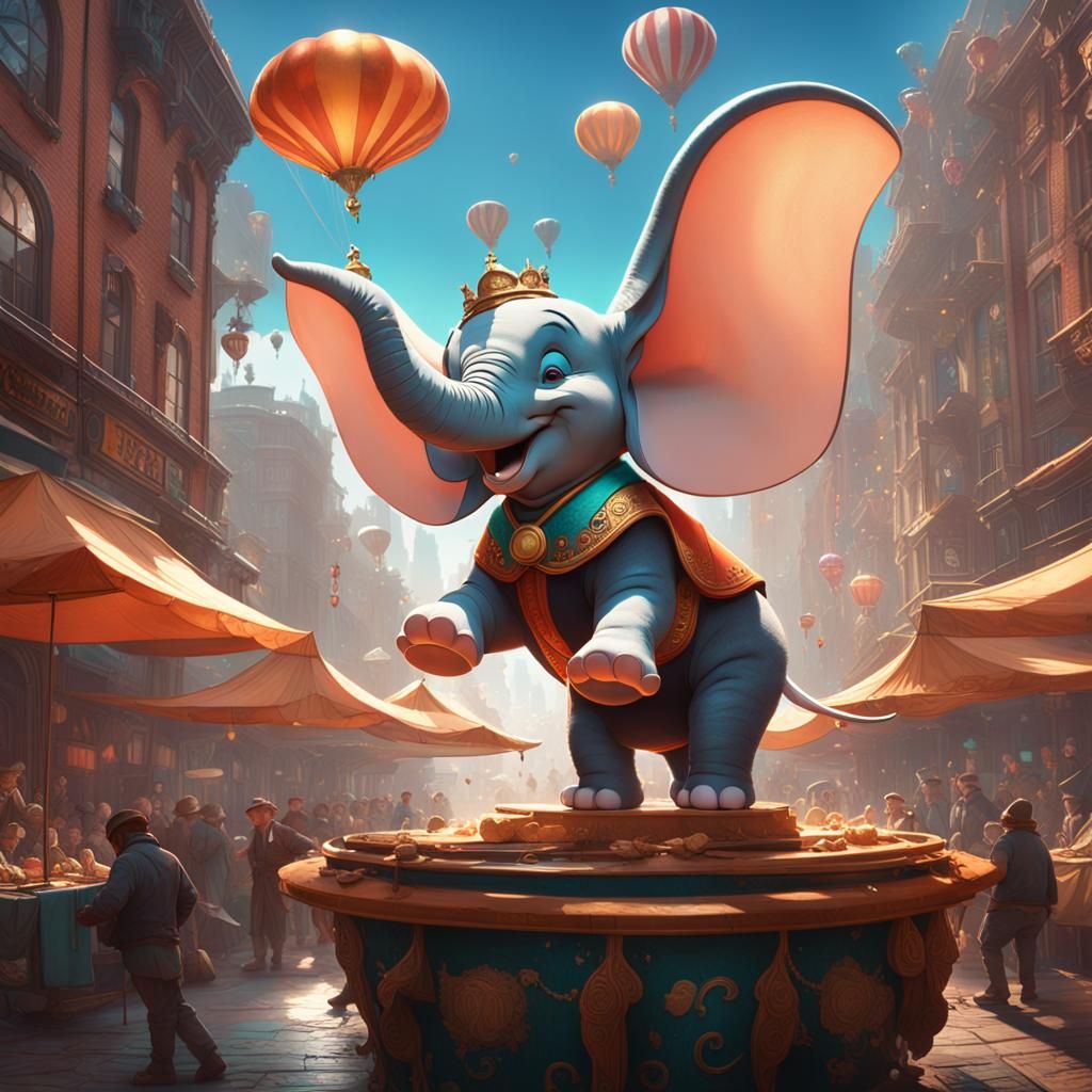 Dumbo - AI Generated Artwork - NightCafe Creator