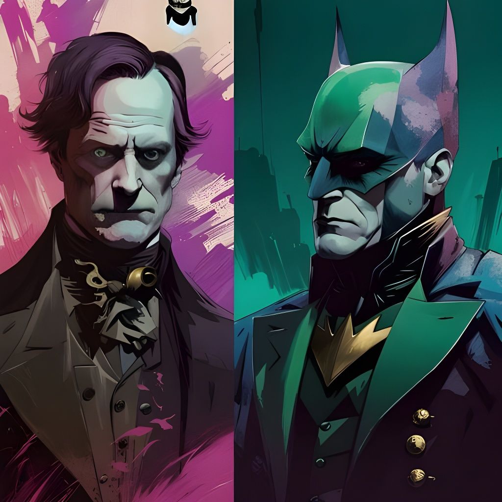 General William T Sherman as 'Batman' and Jefferson Davis as 'the Joker ...