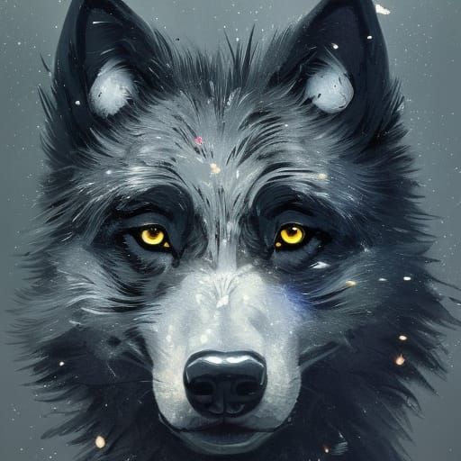 Void Animals: Wolf - AI Generated Artwork - NightCafe Creator