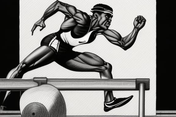 Sprinter - AI Generated Artwork - NightCafe Creator