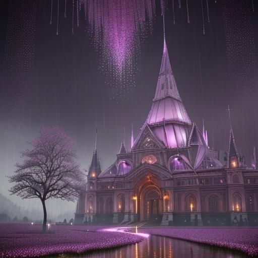 aglow, mauve, sparkling, radiant, elegant, aglitter, majestic, shiny ...