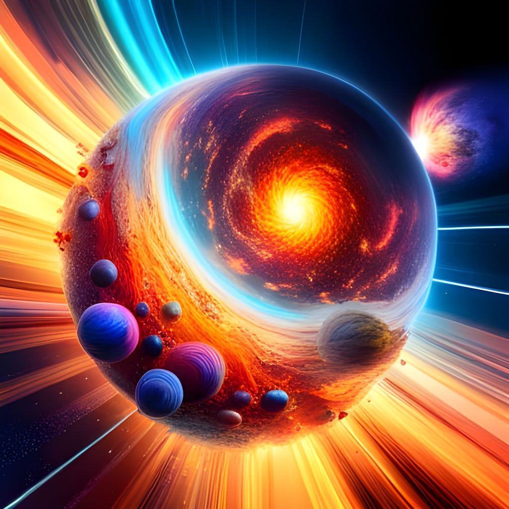 The universe begins - AI Generated Artwork - NightCafe Creator