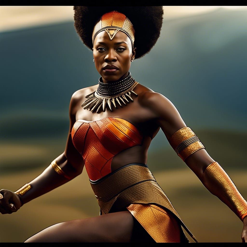Slaying Wakanda style - AI Generated Artwork - NightCafe Creator