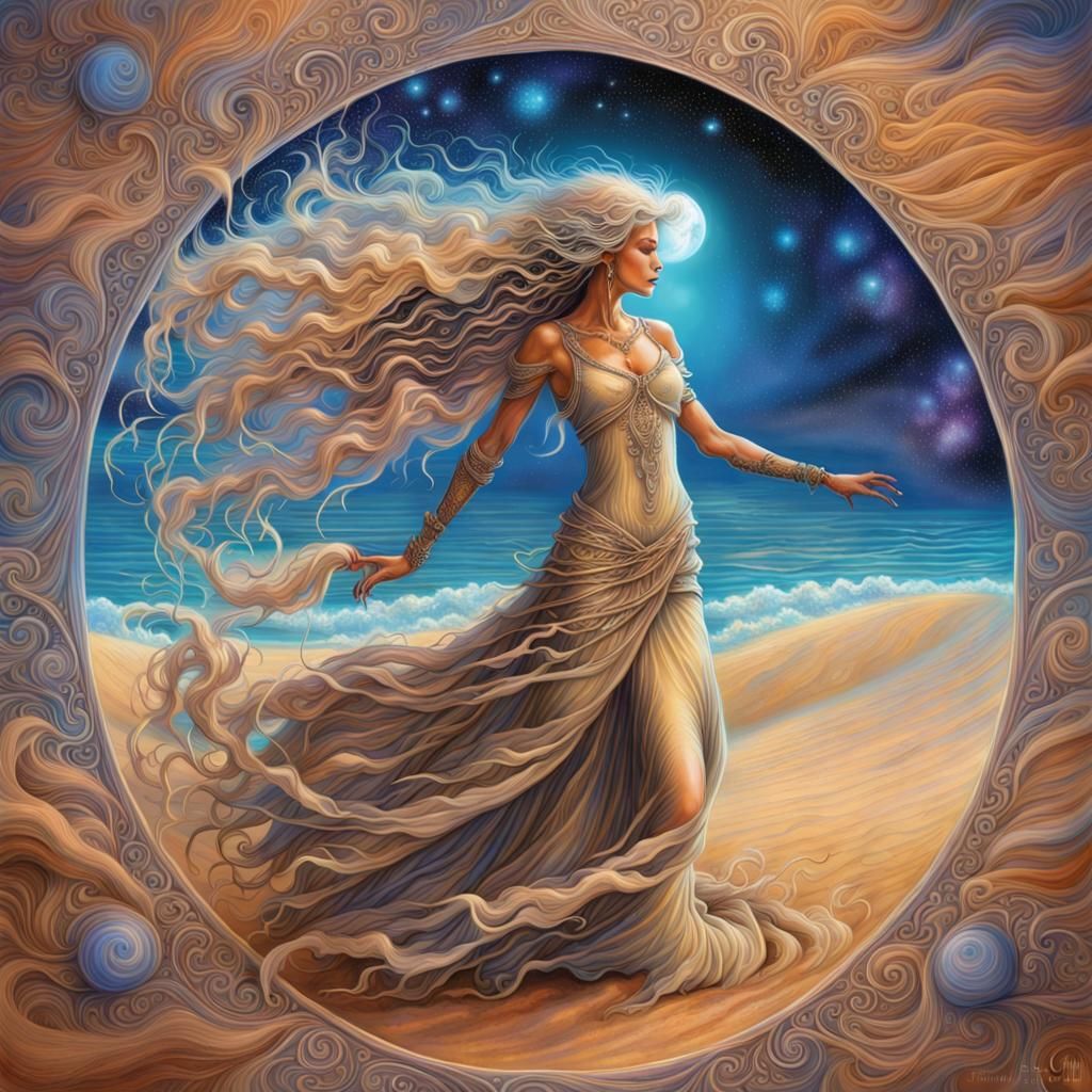 Sand Witch - AI Generated Artwork - NightCafe Creator