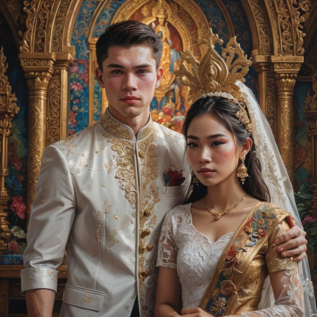 Wedding ceremony 4 - AI Generated Artwork - NightCafe Creator