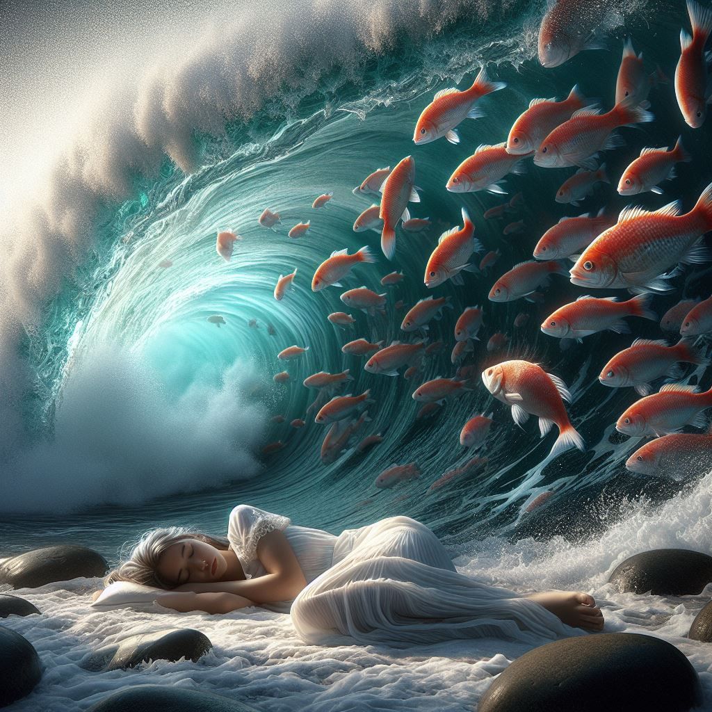 Tidal Wave - AI Generated Artwork - NightCafe Creator