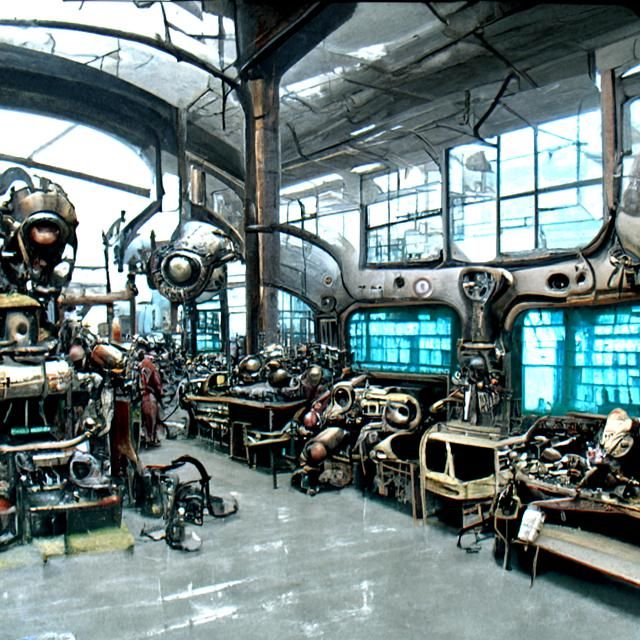 The Factory v0 - AI Generated Artwork - NightCafe Creator