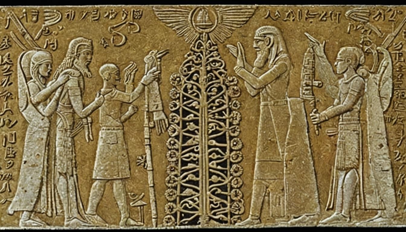 Building a biological machine (tree of Anunnaki in helix form), DNA ...