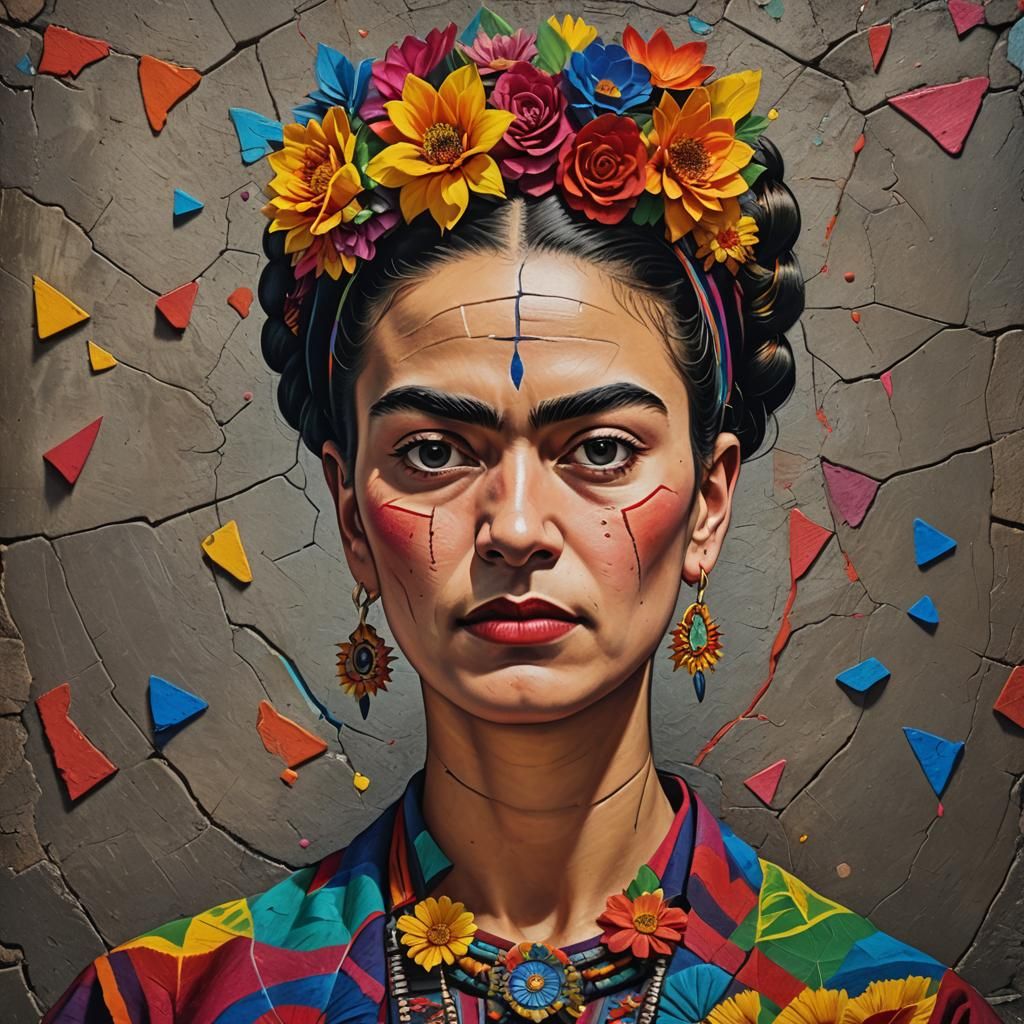 Frida Kahlo - AI Generated Artwork - NightCafe Creator