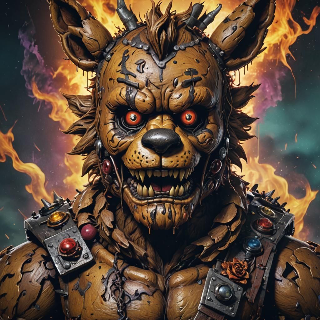 Norse God Freddy Frazbear - AI Generated Artwork - NightCafe Creator