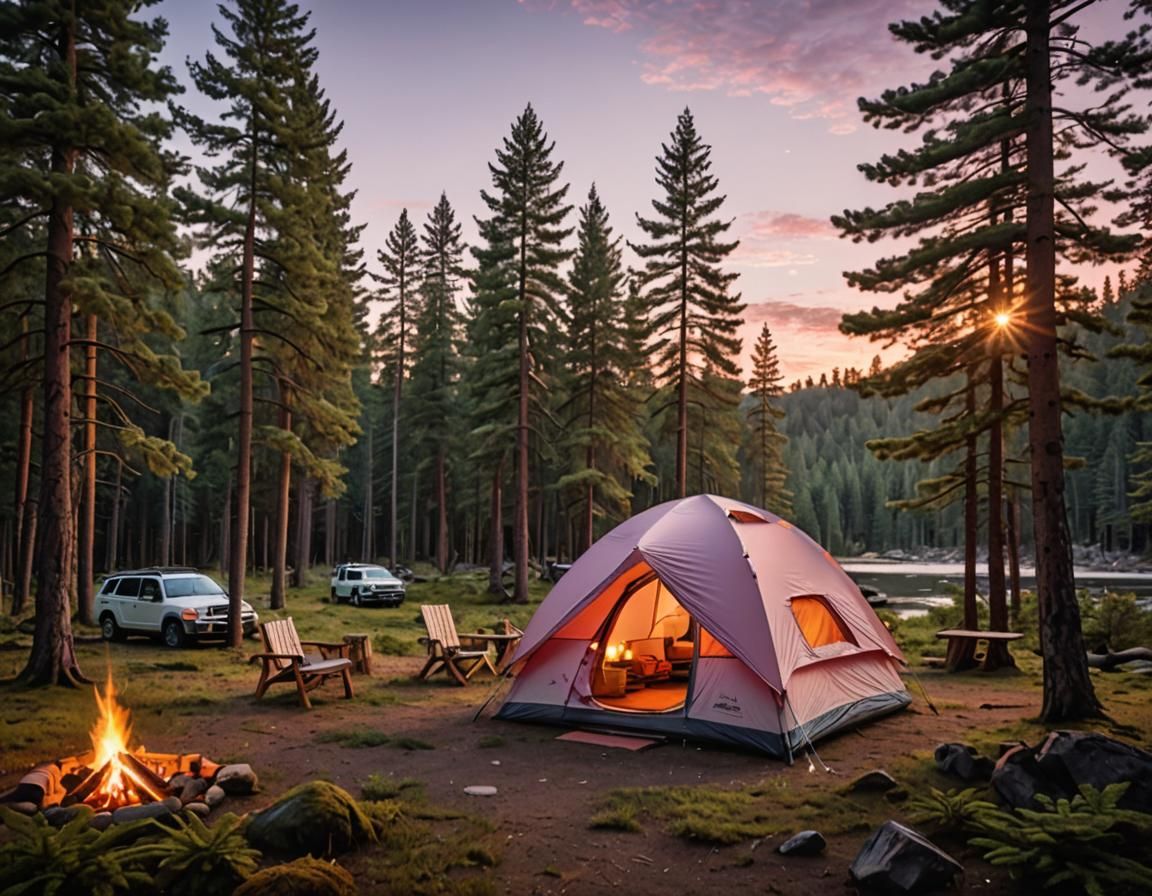 Fishing camp - AI Generated Artwork - NightCafe Creator