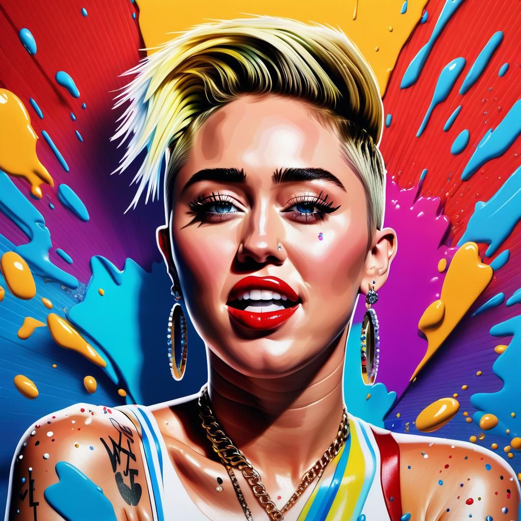 Miley - AI Generated Artwork - NightCafe Creator