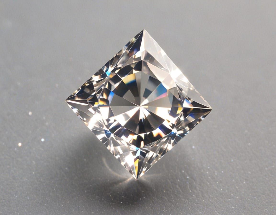A singular shiny diamond - Singular Brilliant Gem in Stellar...