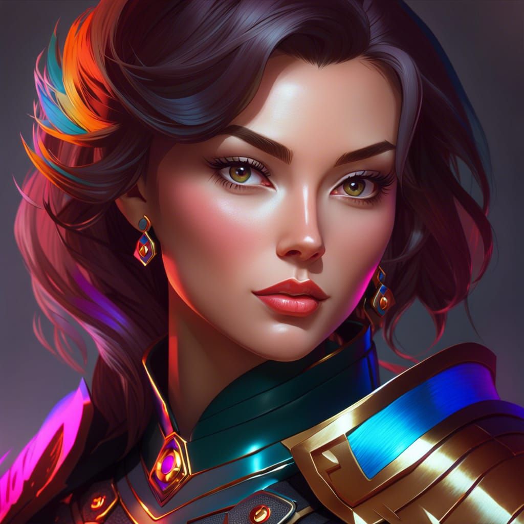 Devika, Guardian of the Purple Twilight - AI Generated Artwork ...