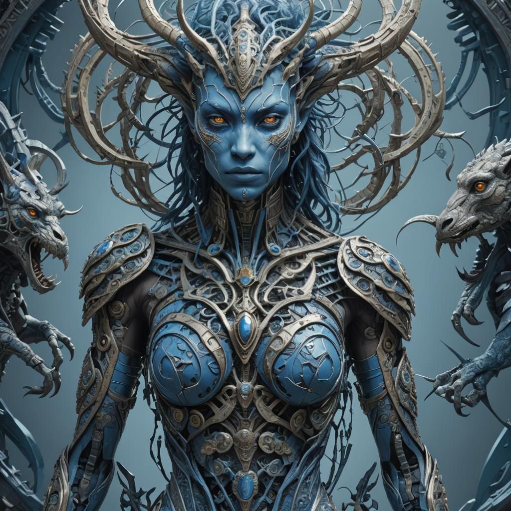 Blue - AI Generated Artwork - NightCafe Creator