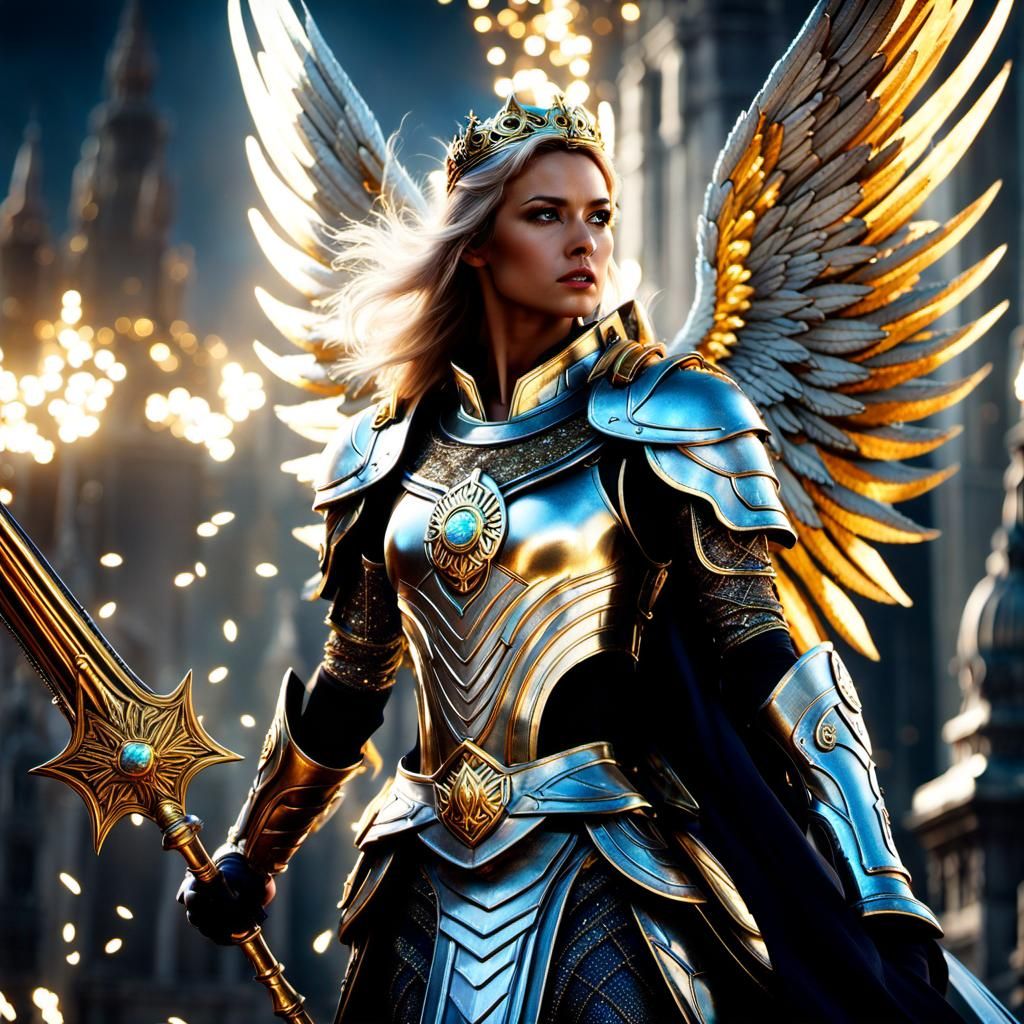 Angel Knight - AI Generated Artwork - NightCafe Creator