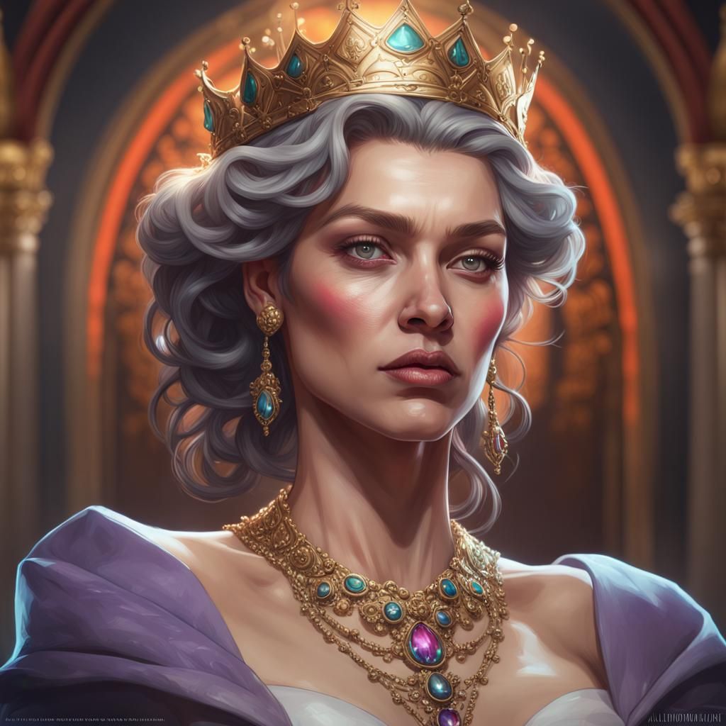 the queen if she was a king - AI Generated Artwork - NightCafe Creator