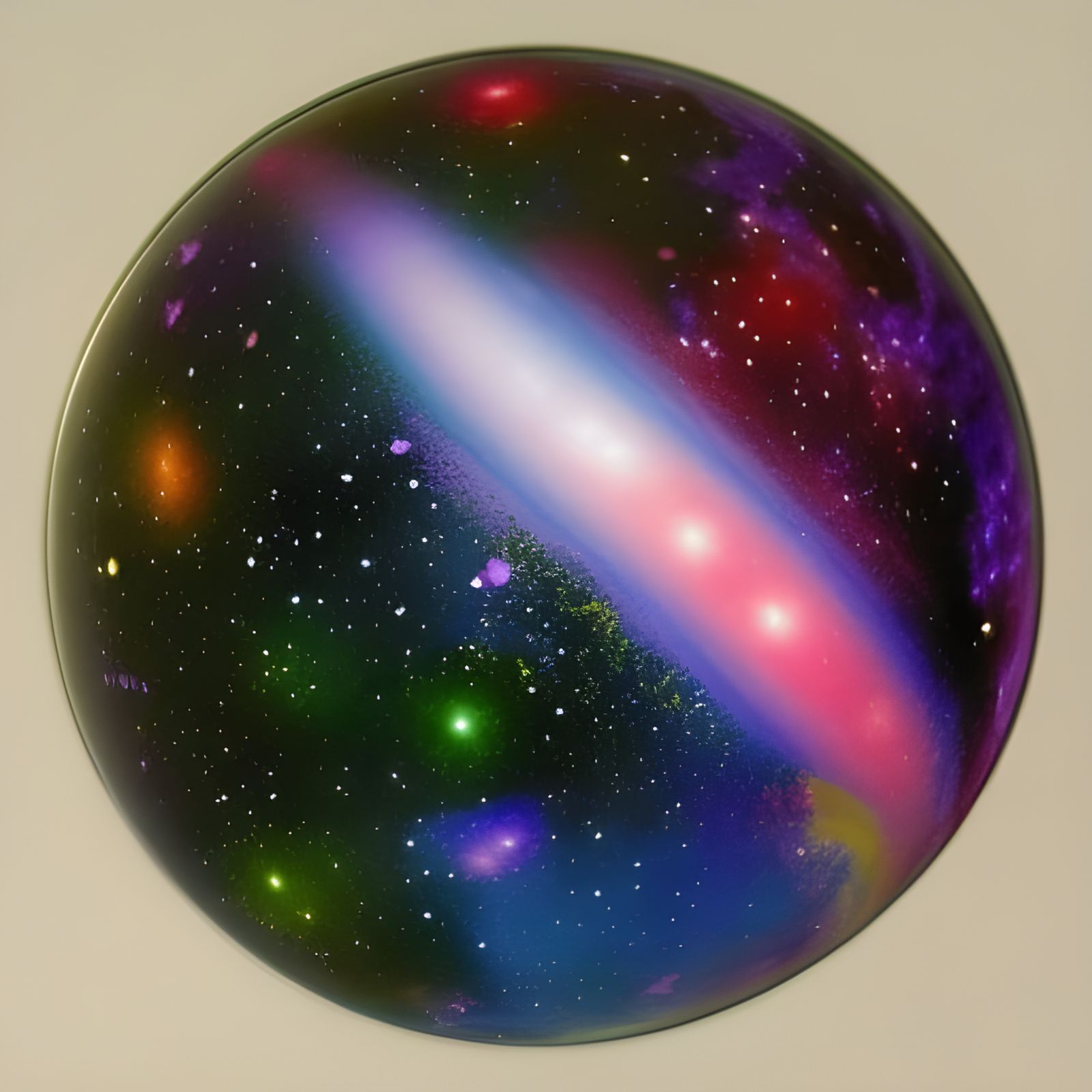 Round Galaxy Inspired Design - AI Generated Artwork - NightCafe Creator