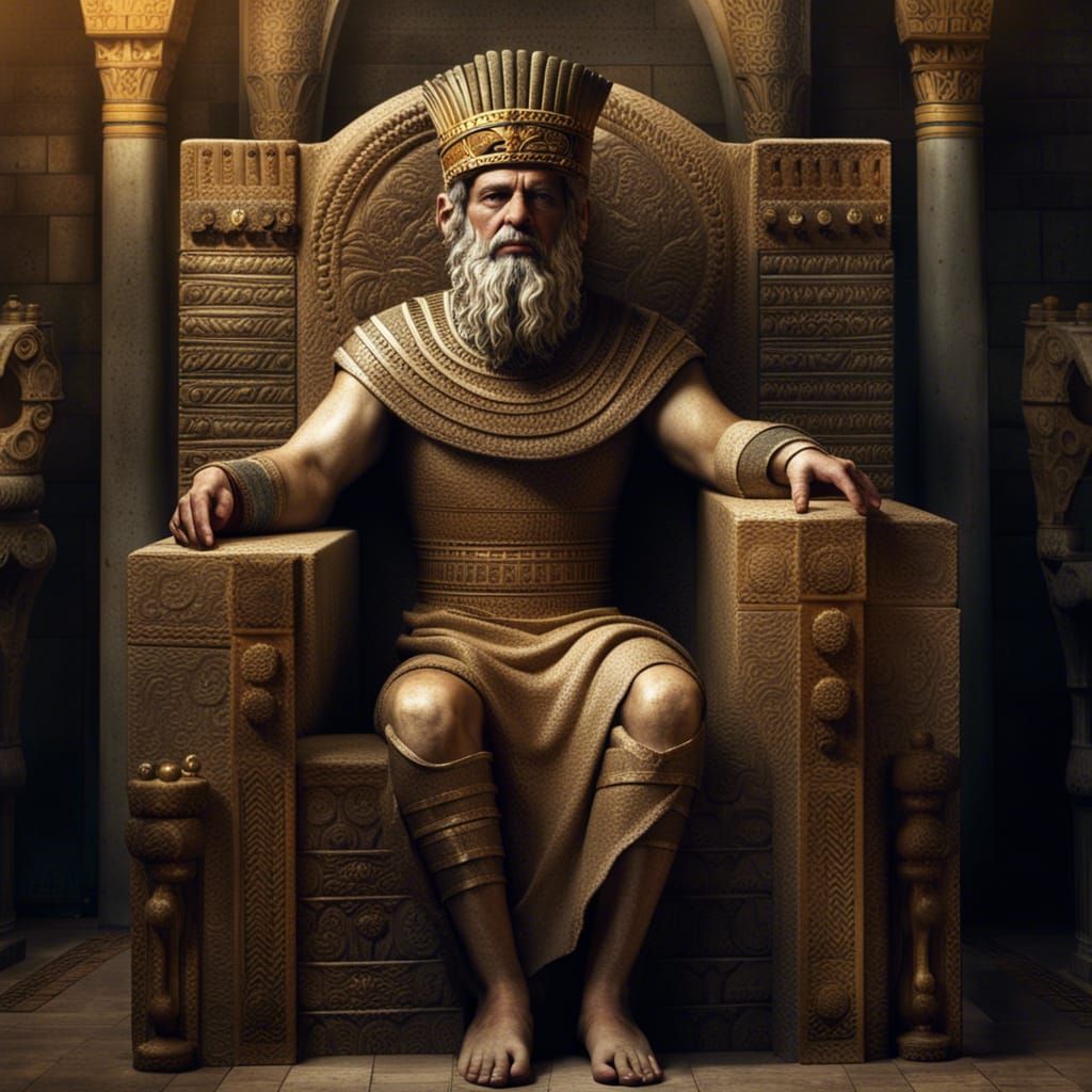 Babylonian king - AI Generated Artwork - NightCafe Creator