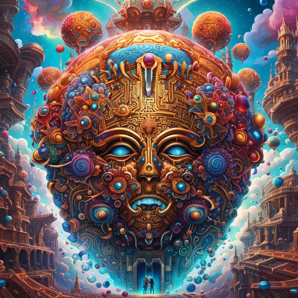 labyrinth deity - AI Generated Artwork - NightCafe Creator