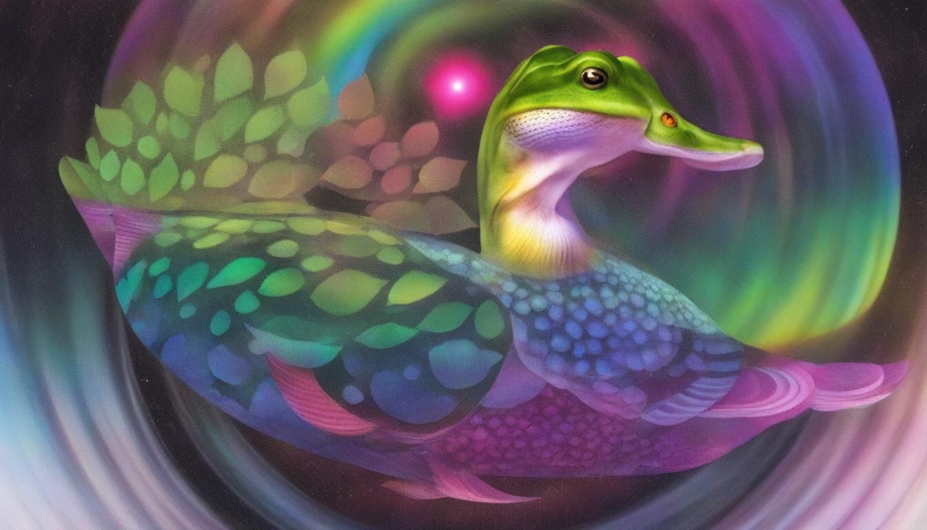 SpaceDuck. - AI Generated Artwork - NightCafe Creator