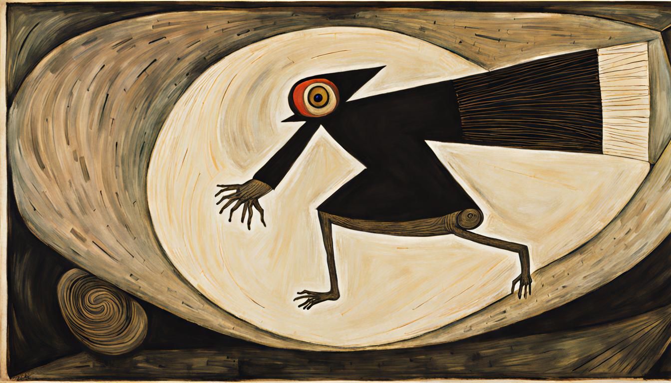 Cyclops is a witch flying in the darkness. By Francis Bacon and Paul ...