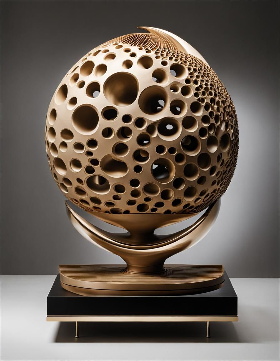 Clay Orb Trophy - AI Generated Artwork - NightCafe Creator