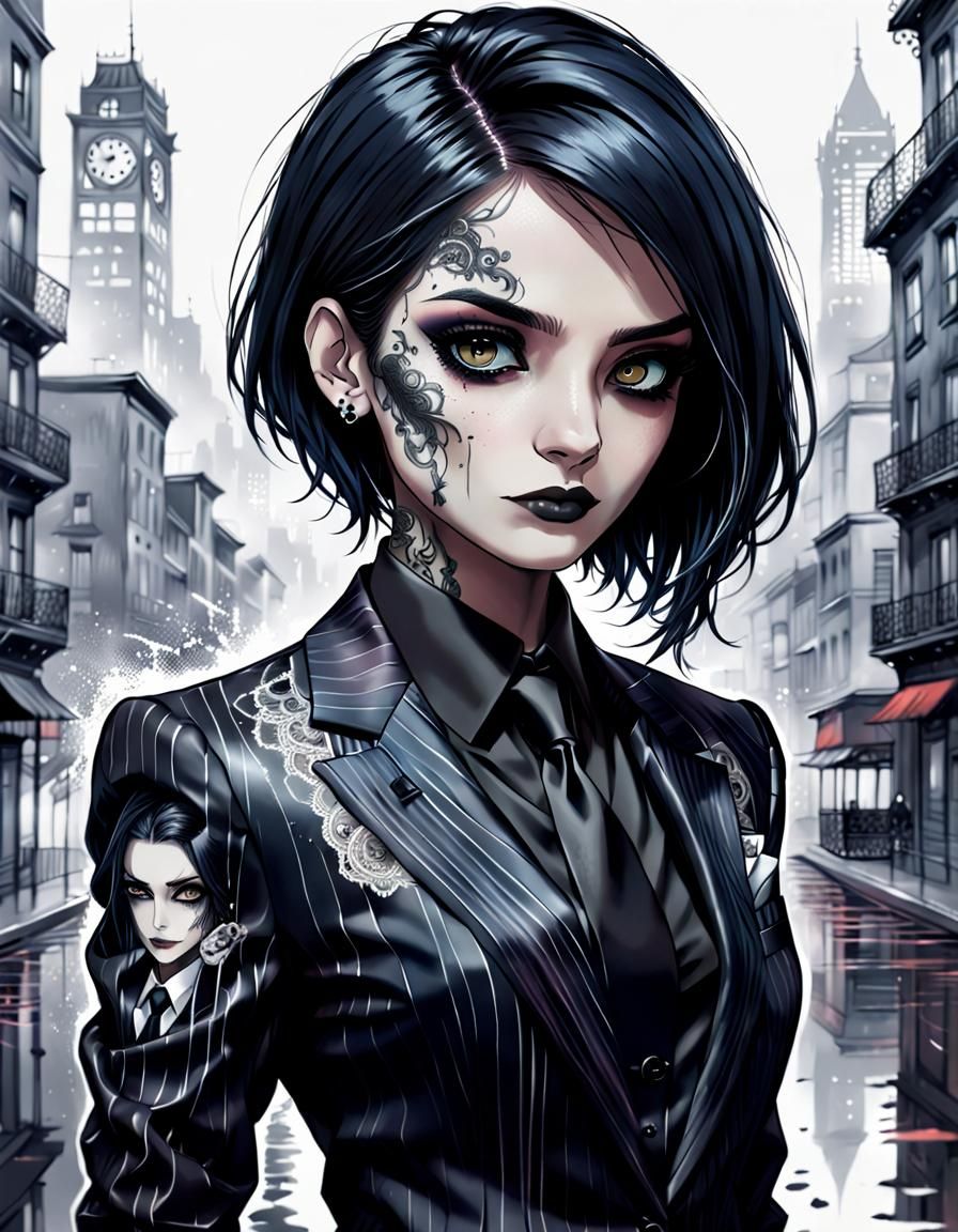 Formal Goth - AI Generated Artwork - NightCafe Creator