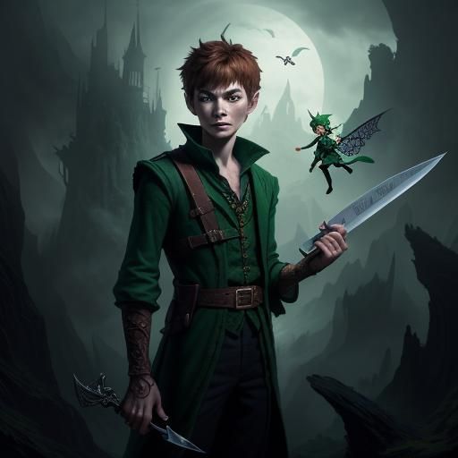 Peter Pan has devious intentions to destroy the Lost Boys - AI ...