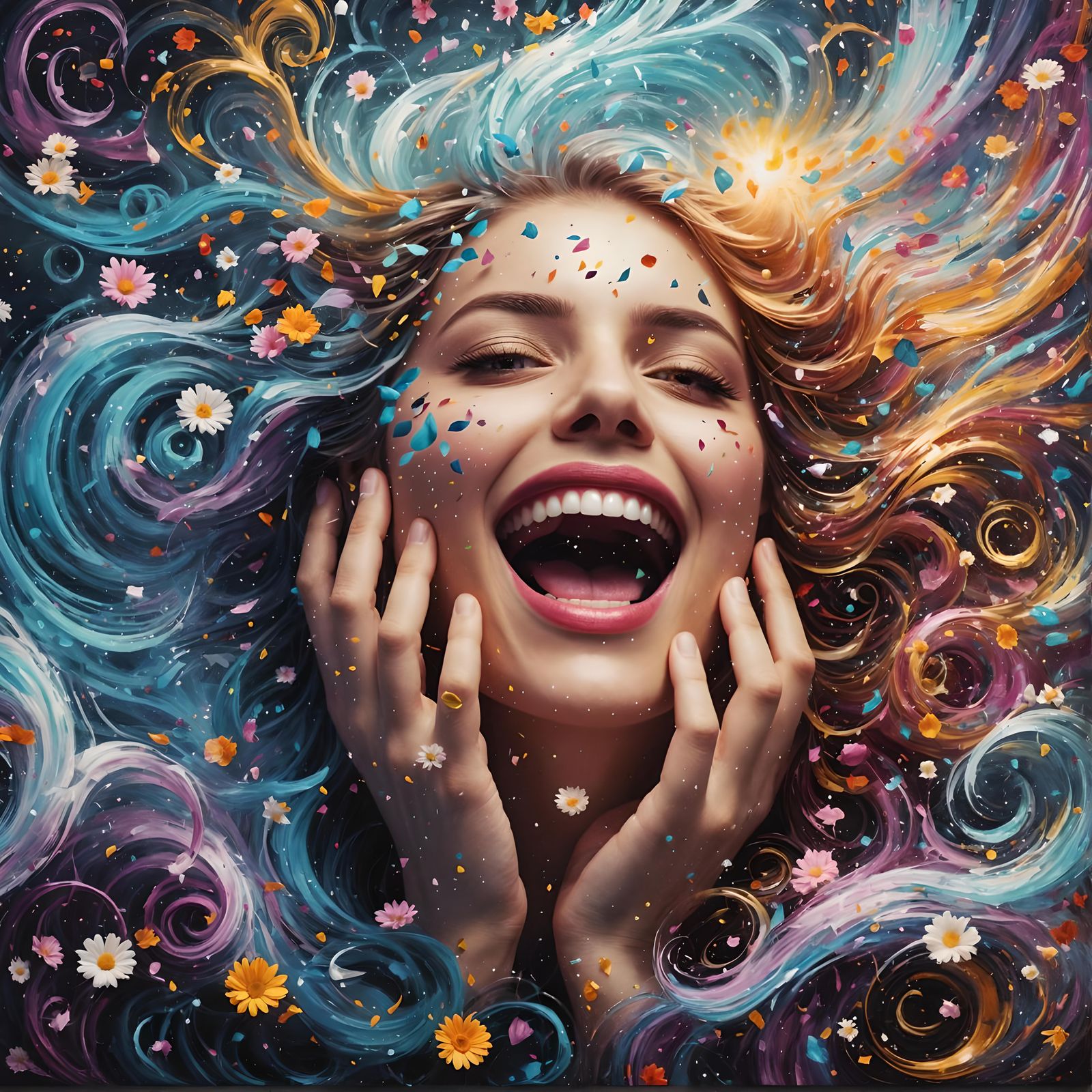 Ecstasy, Pleasure,Bliss,Joy, Rapture Unending Happiness - AI Generated ...