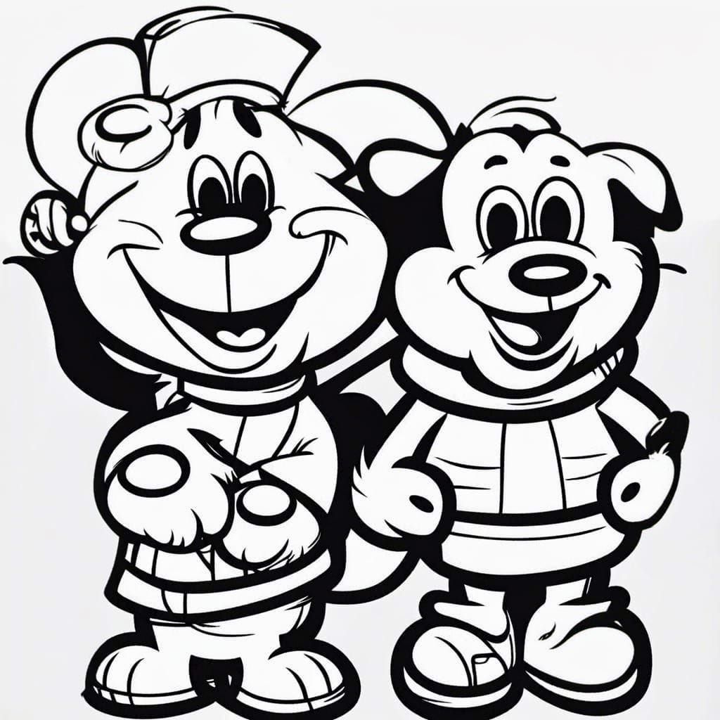 Let me introduce Moody mouse and Doody Dog. - AI Generated Artwork ...