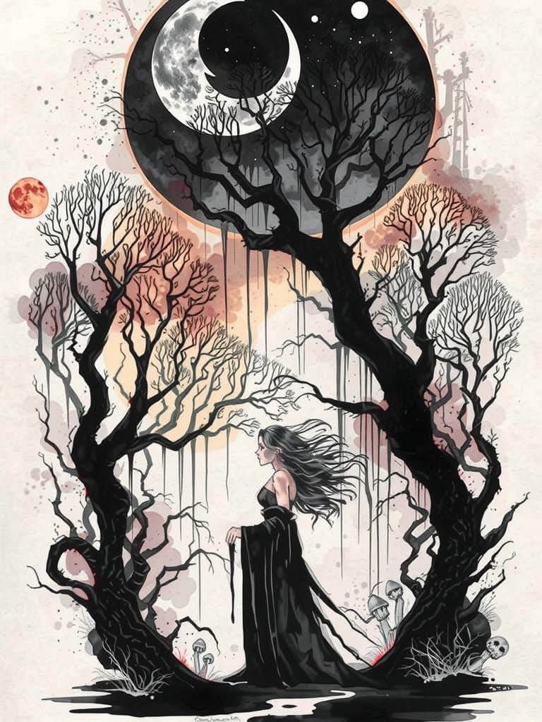 Enter a world of twisted shadows and eerie creatures with this strange ...