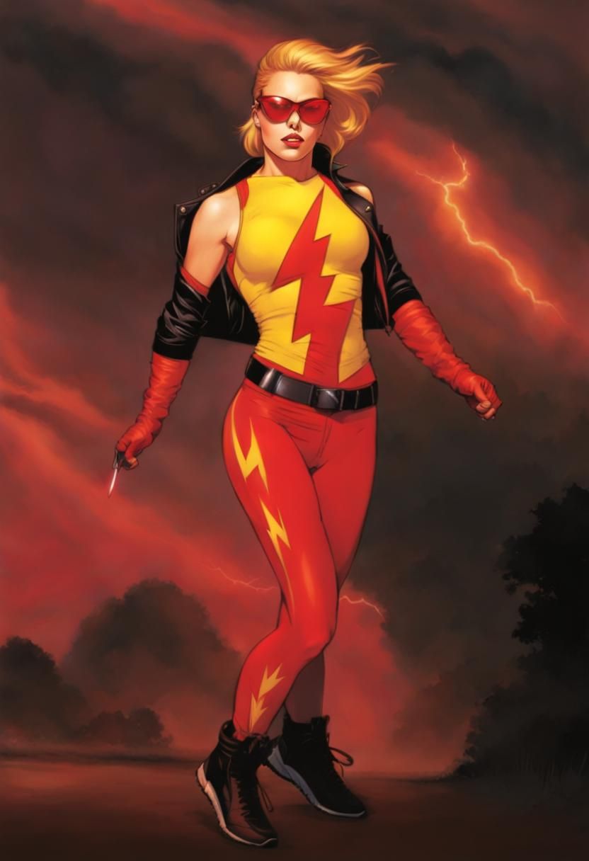 Kid Flash (Earth-22) (#1) - AI Generated Artwork - NightCafe Creator