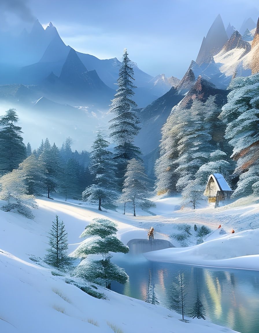 Sunny Valley - AI Generated Artwork - NightCafe Creator