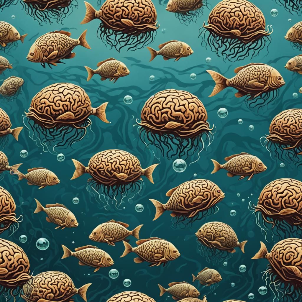 Fish Brains - AI Generated Artwork - NightCafe Creator
