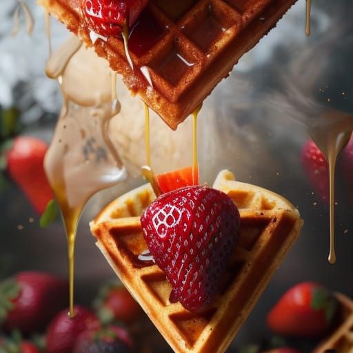Waffles - AI Generated Artwork - NightCafe Creator