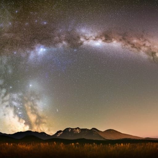 Amazing night sky - AI Generated Artwork - NightCafe Creator